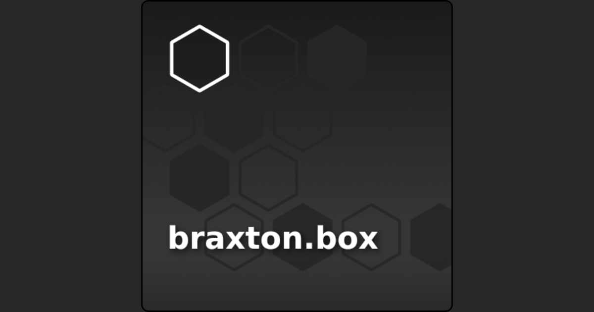 braxton.box - Profile | .box